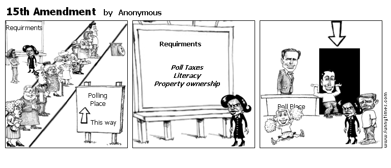 15th Amendment Political Cartoon